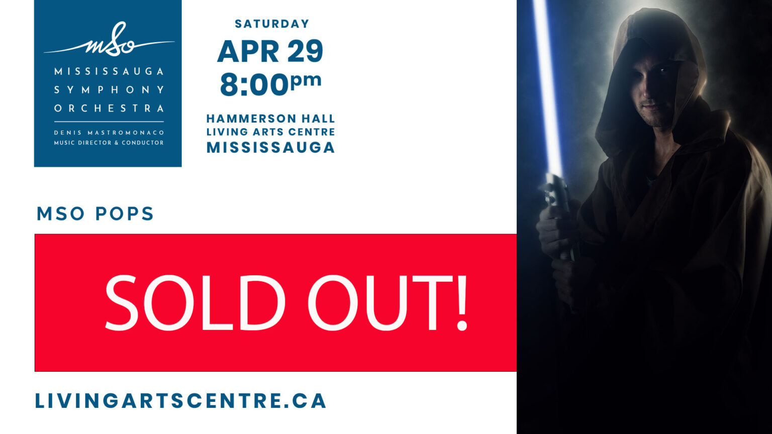 The Music of Star Wars - SOLD OUT - Mississauga Symphony Orchestra