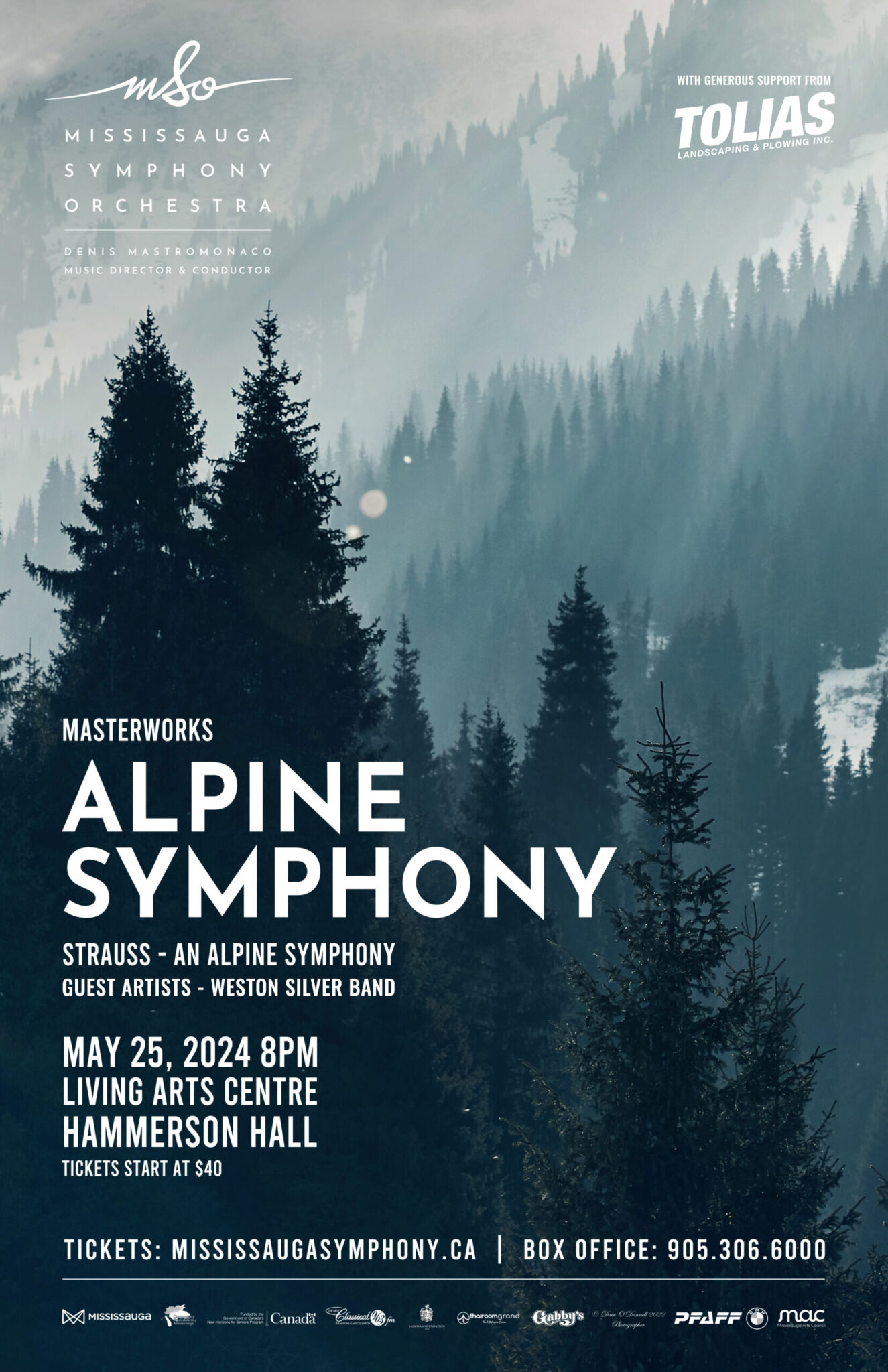 May 25: Alpine Symphony - SEASON FINALE - Mississauga Symphony Orchestra